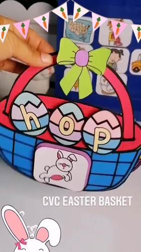 #SPRINGDEALS Build an Easter Basket -- CVC words activity | TPT