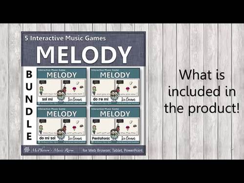 Solfege | Interactive Melody Games {Ice Cream Bundle} by Linda McPherson