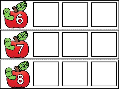 Count On and Write Numbers! Apple Theme by Erika Deane | TPT