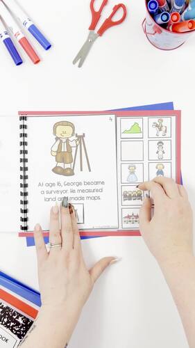 George Washington Adapted Book | President's Day | History Adapted Book
