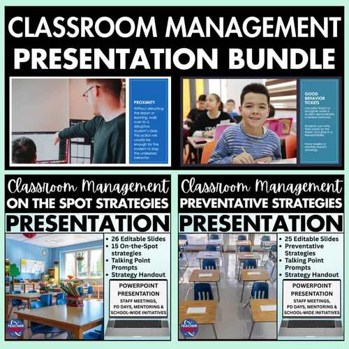 Classroom Management Strategies Presentation Professional Development ...