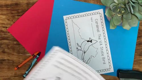 Virginia State Symbols - Northern Cardinal (SOL 1.12) by VA SOL Superstars