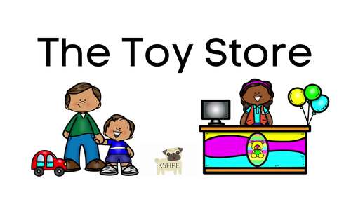 The Toy Store Sight Word Reader, Different Toys, Video and SLIDES