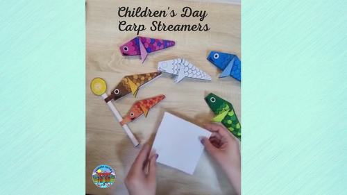 how to make an origami carp fish