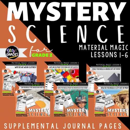 Mystery Science 2nd Grade SUPPLEMENT Material Magic Lesson 1-6 BUNDLE ...