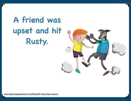 What to do when someone hits you - Social Skills Behavior Story - SEL