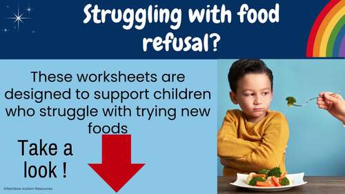 Try New Foods: Food Exploration Worksheets for Autism Picky Eaters & ARFID