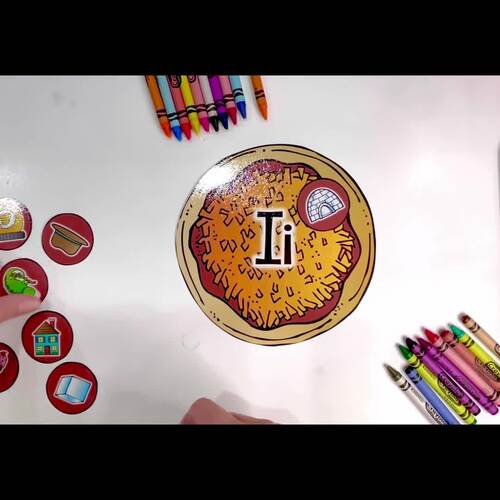 Beginning Sounds Pizza Sorting Activity Game for Kindergarten and Pre-K