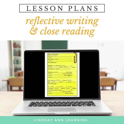 Close Reading & Creative Writing Lesson Plans | TPT