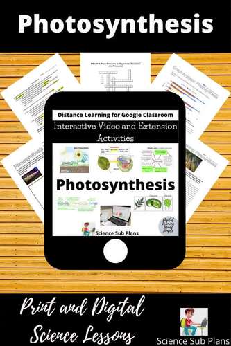 Photosynthesis - Interactive Video and Extension Activities | TPT