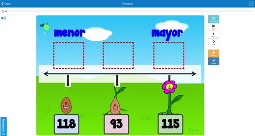 Ordenar Numeros 1 - 120 Boom Cards™ | Digital Task Cards by Cloud Ten