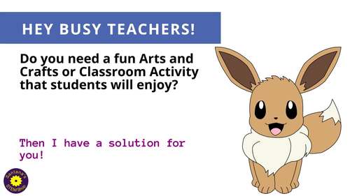 Pokemon Day Elementary Arts & Crafts Coloring Activity Worksheets ...