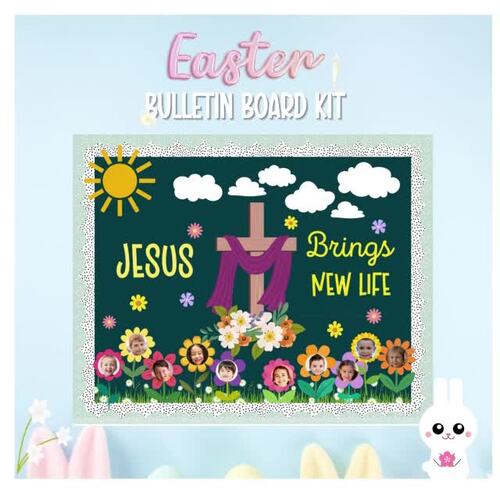 Spring Bullein Board Ideas March Door Decor Christian Classroom Decorations