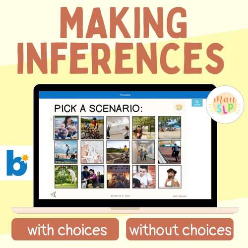 Making Inferences for Speech Therapy Boom Cards™ by Mau SLP | TPT