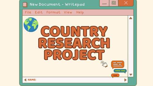 Country Research Project by Teaching Resources for the Virtual Age