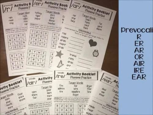 No Prep Articulation Activity Booklets Later Sounds BUNDLE by KI Speech ...