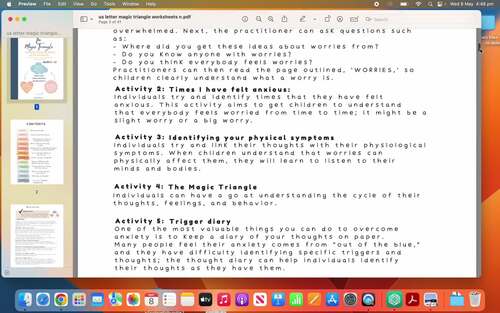 CBT worksheets, cognitive flexibility, anxiety worksheets, teen mental ...