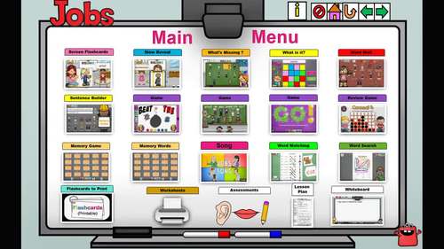 Jobs -- NO PREP Interactive Power Point Lesson by Amanda's ESL | TpT