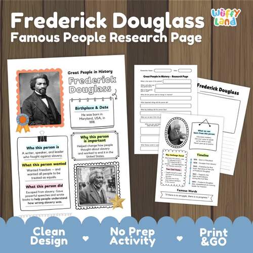 Frederick Douglass Research Project | Black History Month Biography ...