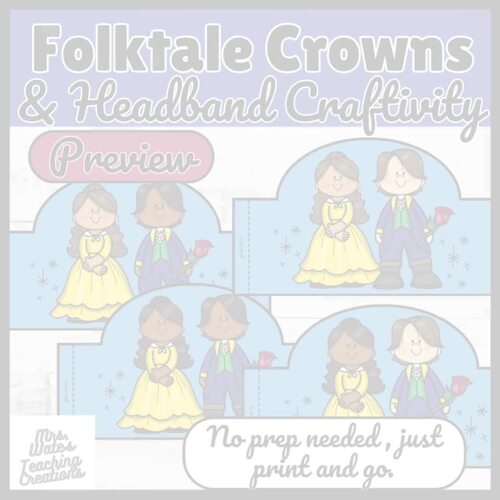 Fairy Tale Crafts Beauty and the Beast FUN Activities for Role Play ...