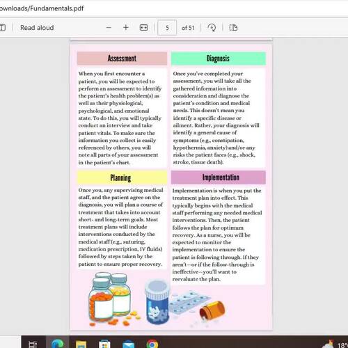 Fundamental Essentials Nursing Bundle 99+pages | Nursing Study Guide ...
