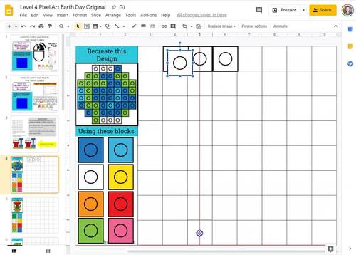 Earth Day Digital Pixel Art STEM Challenges by Brittany Washburn