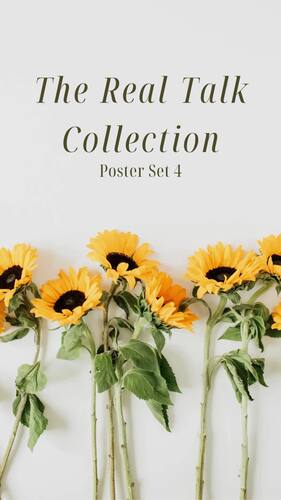 The Real Talk Collection: Funny, Sassy & Motivational Posters Set 4