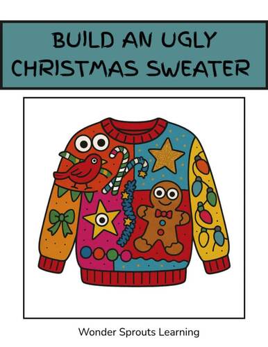 Build an Ugly Christmas Sweater Craft | Winter Holiday Art Activity