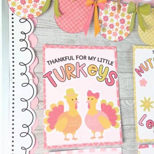 Thanksgiving Classroom Decor | Thanksgiving Door Decor | Bulletin Board ...