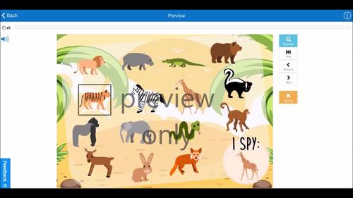 I Spy: Animals Boom Cards™ by Mau SLP | TPT