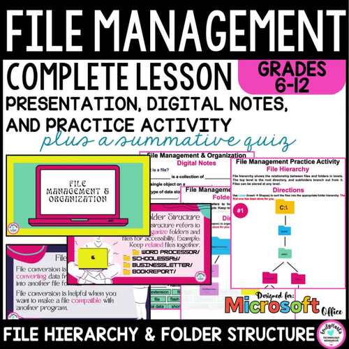 File Management Complete Lesson File Hierarchy And Folder Structure Microsoft