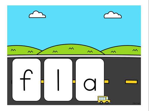 BLENDS AND DIGRAPHS (beginning) Blending Slides by Julia Cash | TPT