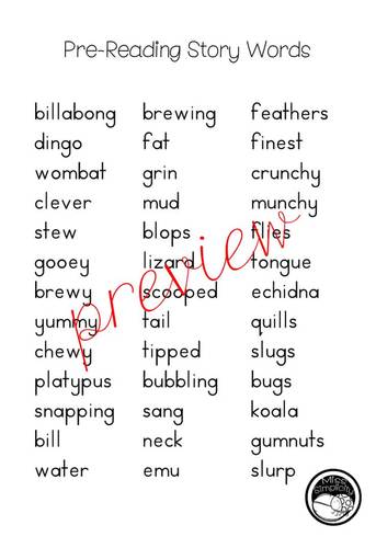 Wombat Stew ~ A week of reading activities by Miss Simplicity | TPT