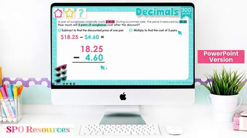 5th Grade Math Jeopardy Game | End of Year Review | No Prep Summer ...