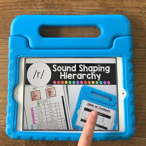 The R Sound Shaping Hierarchy Curriculum by Nicole Allison | TPT
