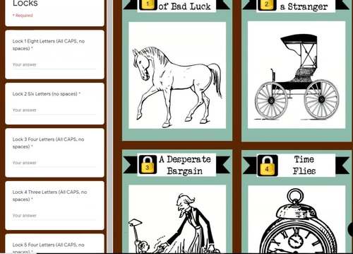 The Devil and Daniel Webster Digital Escape Room/ Breakout Activity