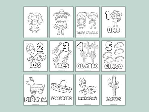 Cinco de Mayo Coloring and Activity Book by Lyndsie Suttle | TPT