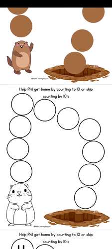 Groundhog prek & kindergarten activities by Make Learning Happen