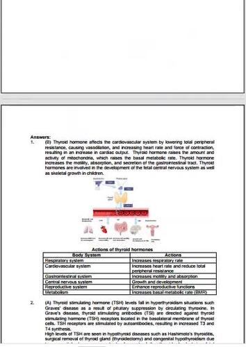 Endocrine Physiology: 100 Questions and Explanatory Answers for Students