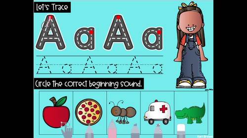 Letter Formation Seesaw Activity by Keri Brown | TpT