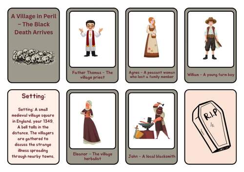 The Black Death Role play and activity lesson by The Smart Teacher ...