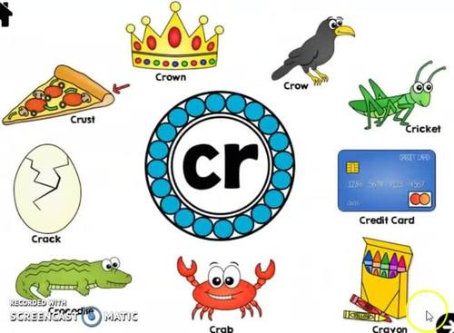 R Blend Tic Tac Toe Back to School BOOM CARDS by One Silly Sausage Speech