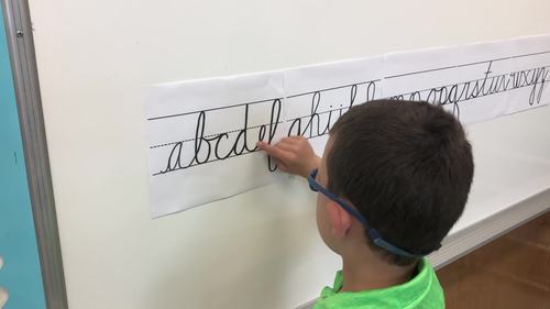 Let's Take a Cursive Walk by Kendra Breunig- Joy Every Second | TPT