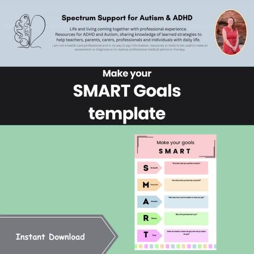 Smart Goal Setting Template Growth Mindset Goal Setting Sheet Students ...