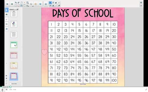 A Full Year of Attendance, Calendar & Morning Routine Smart Notebook ...