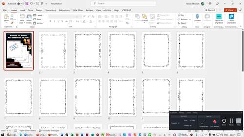 Borders and Frames for commercial use Set 2 by Edu Worksheets | TPT