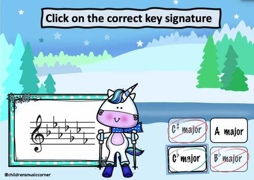 Valentine Major Key Signature Digital Task Cards on Boom Cards™ | TPT