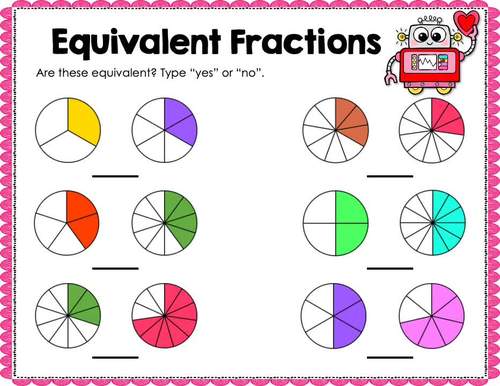 Equivalent Fractions - Comparing, Ordering, Adding Fractions With ...