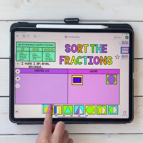 FRACTIONS - DIGITAL BOOSTER PACK - SEESAW & GOOGLE SLIDES by The Young ...