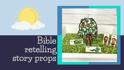 Bible story retelling- Creation, Adam & Eve by Joy and Sunshine Collective